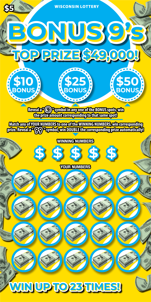 BONUS 9S (2686) | Wisconsin Lottery